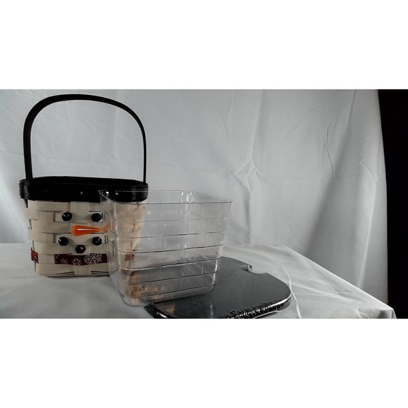 Longaberger | Holiday | Longaberger Mr Flurry Face Snowman Basket Set ...